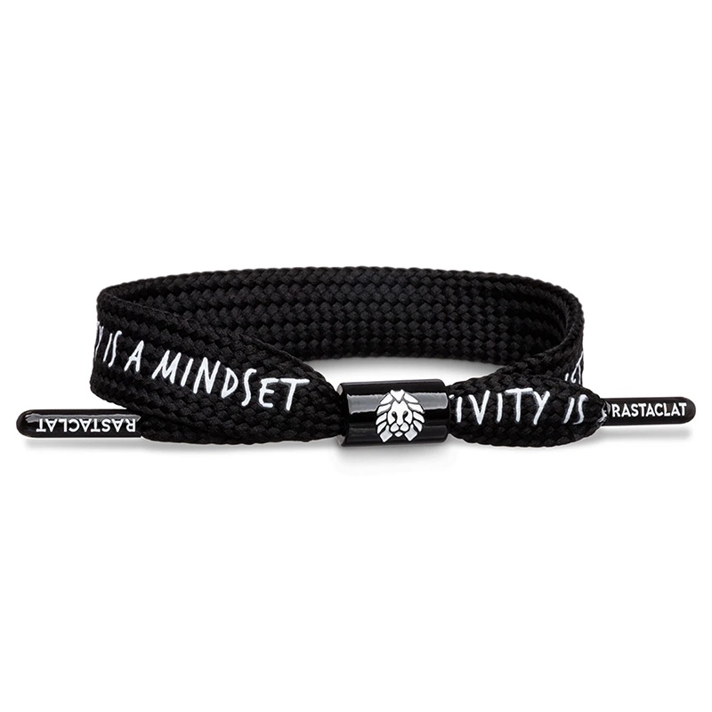 RASTACLAT Women's Single Lace Bracelet: Mindset (Black; S/M) | Shopee ...
