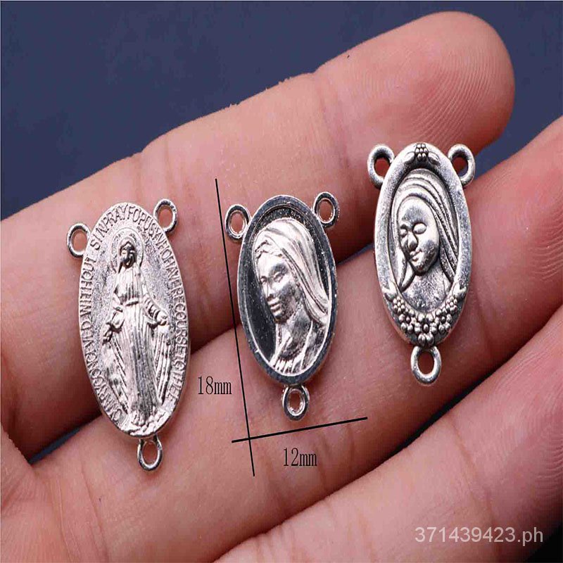 10pcs Classic Christian Virgin Mary necklace religious medallion ...
