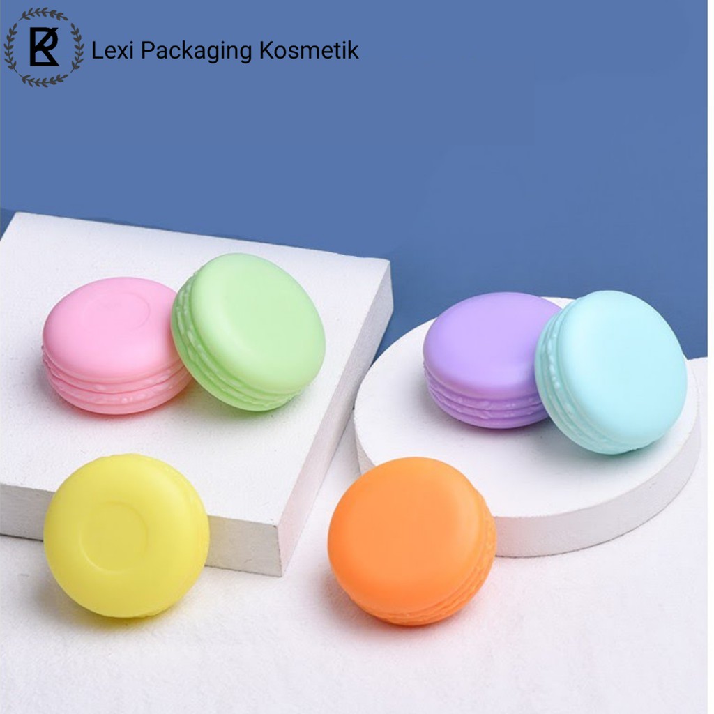 Macaroon jar macaron Pot Cream 10gr empty container cosmetic jar 10g ...