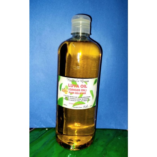 Luya Oil (Ginger Oil) 500ml Plastic Bottle - Massage Oil by Nature's ...