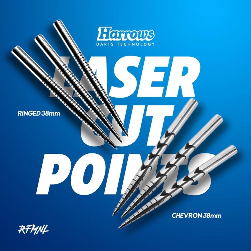 Harrows Laser Cut Point 32mm(Chevron & Ringed) | Shopee Philippines