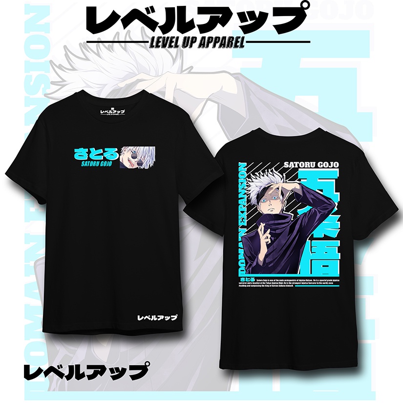 Anime Shirt Satoru Gojo Jujutsu Kaisen | Shopee Philippines