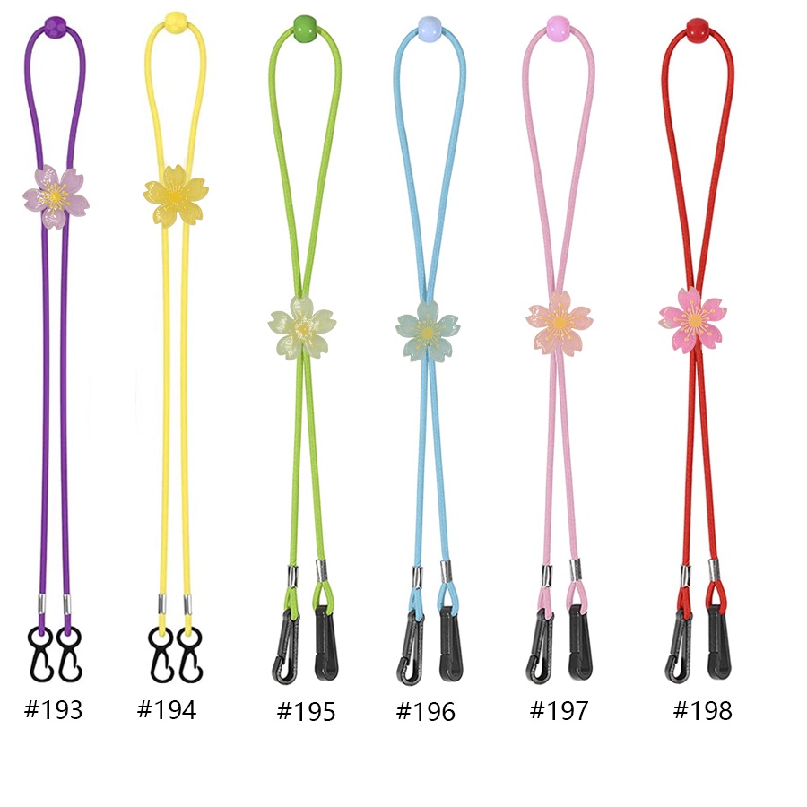 Peach Blossom Series Anti Lost Mask Lanyard Strap for Kids Adjustable ...