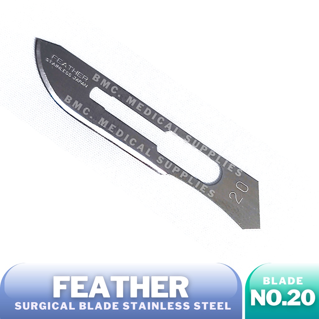 Feather Surgical Blade No.20, 10, 15 and No.11 [Sold Per Piece ...