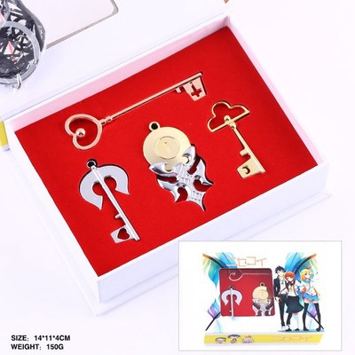 BH3 Japanese Anime Nisekoi: Necklaces for Raku, Chitoge, Onodera and ...