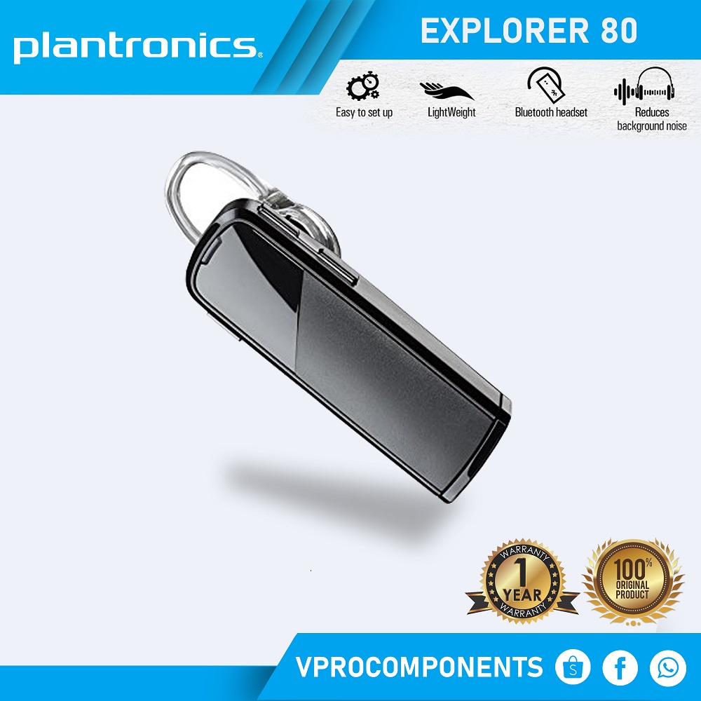 Plantronics Explorer 80 bluetooth Earphone (new model) | Shopee Philippines