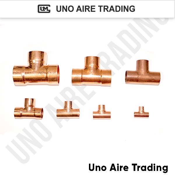 Copper Tee Copper Fittings 1/4" | 3/8" | 1/2" | 5/8" | 3/4" | 7/8 ...