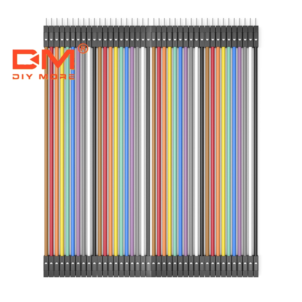 Diymore 40 Pin Dupont Cable 20cm 2 54mm Male To Female Jumper Wire For