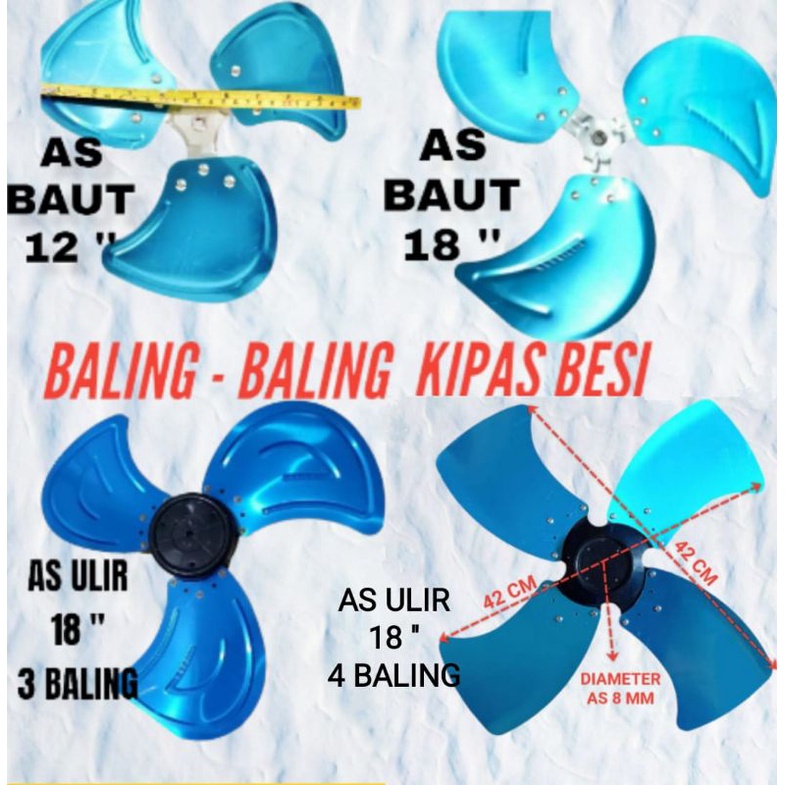 Iron FAN PROPELLER 3 IN 1 18 INC, AS 8MM | Shopee Philippines