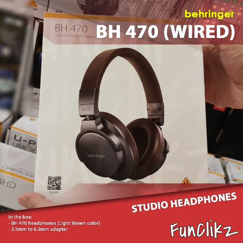 Behringer BH 470 Studio Monitoring Headphones | Shopee Philippines