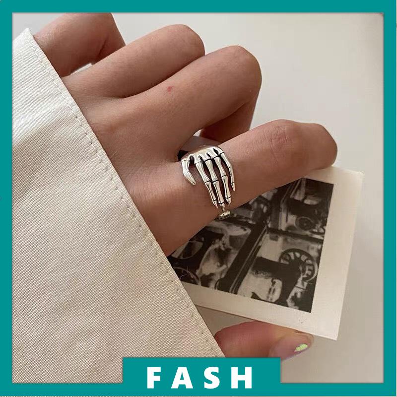 Unique And Stylish Hand Bone-shaped Alloy RingC1 | Shopee Philippines