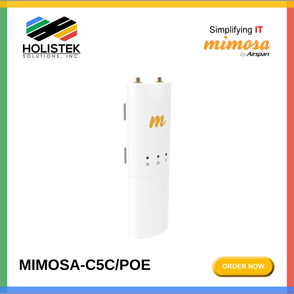 Mimosa C5c with 24 Volts POE Bundle 4.9-6.4 GHz 27 dBm 802.11ac SMA C5c ...