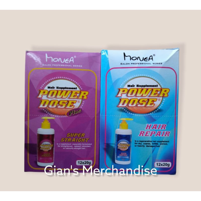 MONEA Power dose Hair repair and Super straight 1 box 12 pcs, | Shopee Philippines