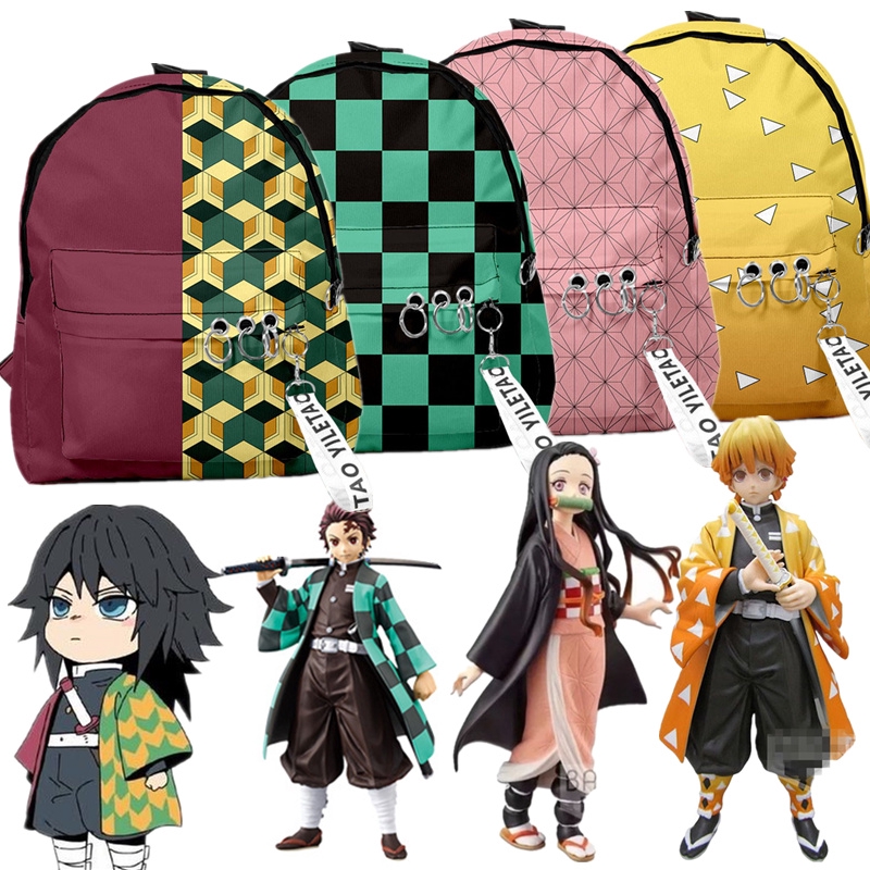 COD Demon Slayer Kimetsu no Yaiba Backpack Anime Backpack Casual ...