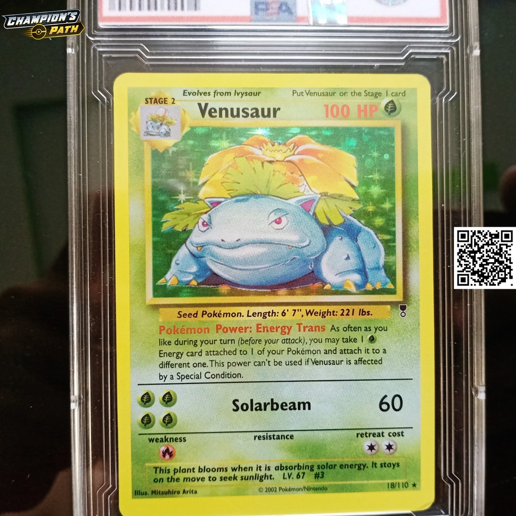 Pokémon card nitendo Game 2002 Venusaur 18 110 Magical frog evolution ...