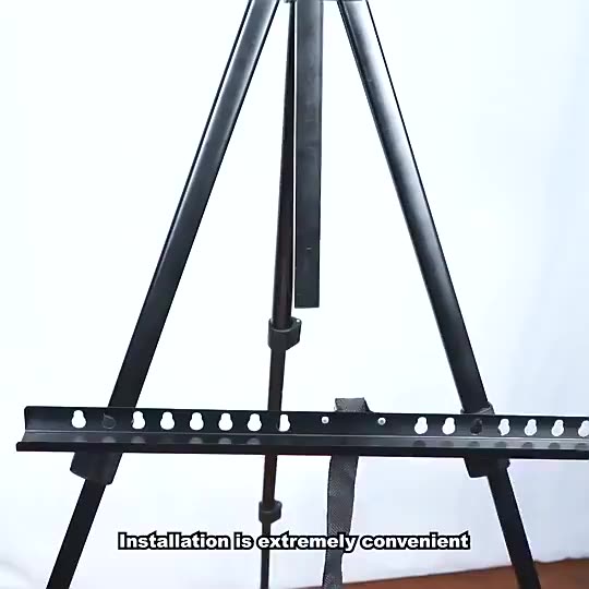 Aluminum Easel Stand Folding Telescopic Display /Painting Display Stand ...