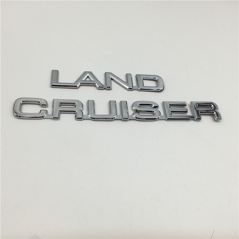 For Land Cruiser Prado Rear Trunk Boot Emblem Hatchback Badge Logo Car ...