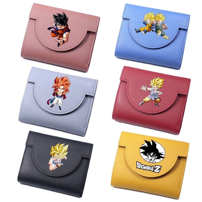 Dragon Ball Z Wallet for Woman Cute Wallet for Men Short Wallet Card ...