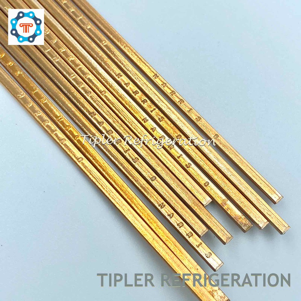 HARRIS Silver Rod (18 inches x 10 pcs) For copper to copper | Shopee ...