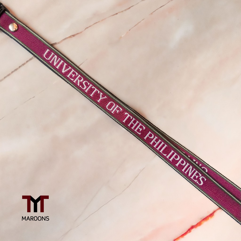 Maroons- UP Embroidered Lanyard University of the Philippines | Shopee ...
