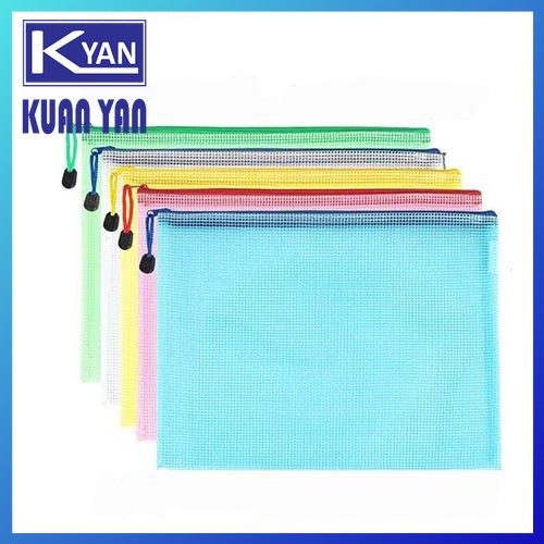 A4/A5 PVC Zipper File Transparent Bag/Document File Zip File A4 ...