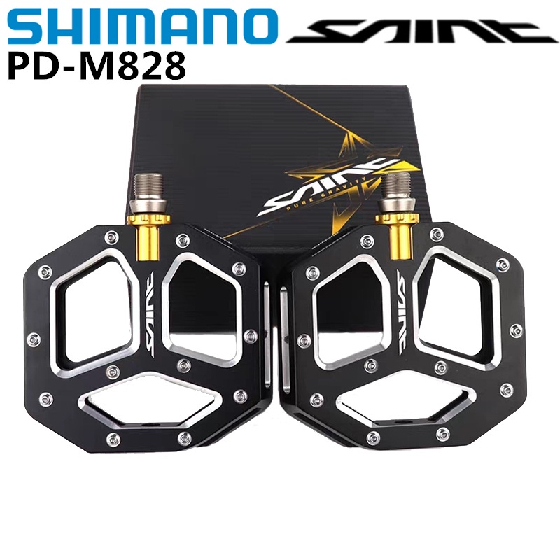 mt200 hydraulic brake shimano SAINT M828 Locking Pedal PD M828 Off-Road Flat Pedal For Off-Road ...