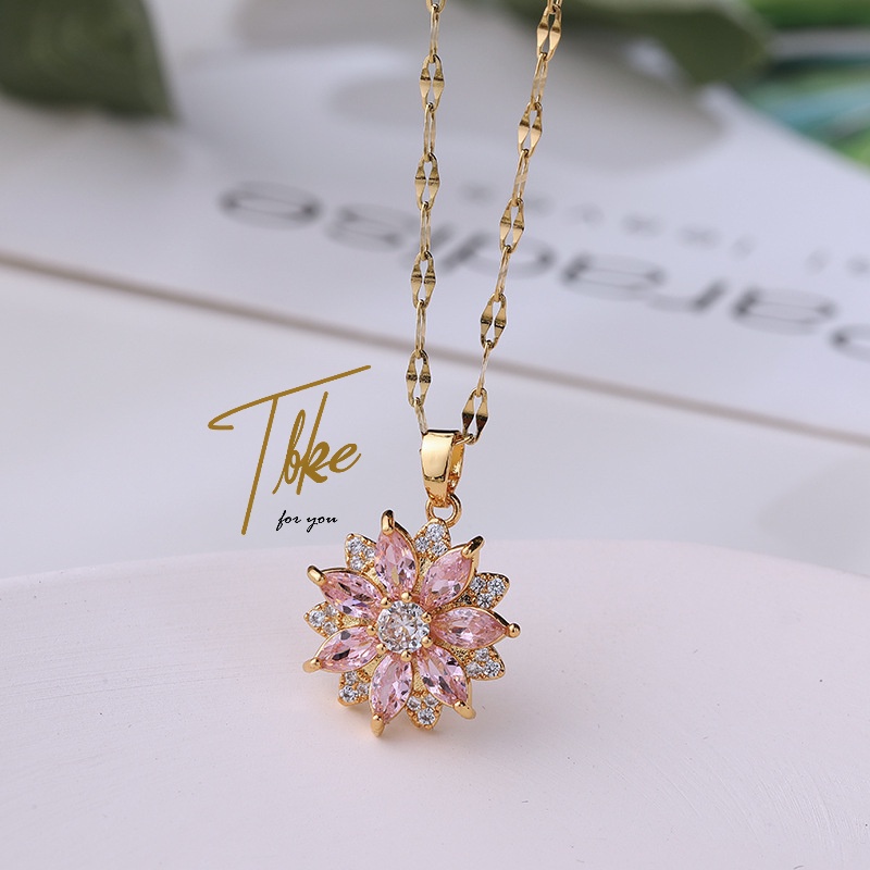 Tala 18K Gold Kyle Inspired - Bloom Sparkling Light Luxury Flower ...