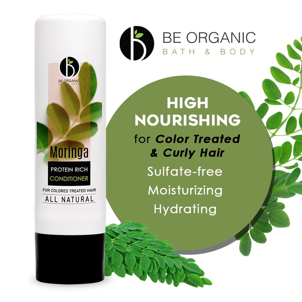 Be Organic All Natural Moringa Conditioner 250ml (For Colored & Curly ...