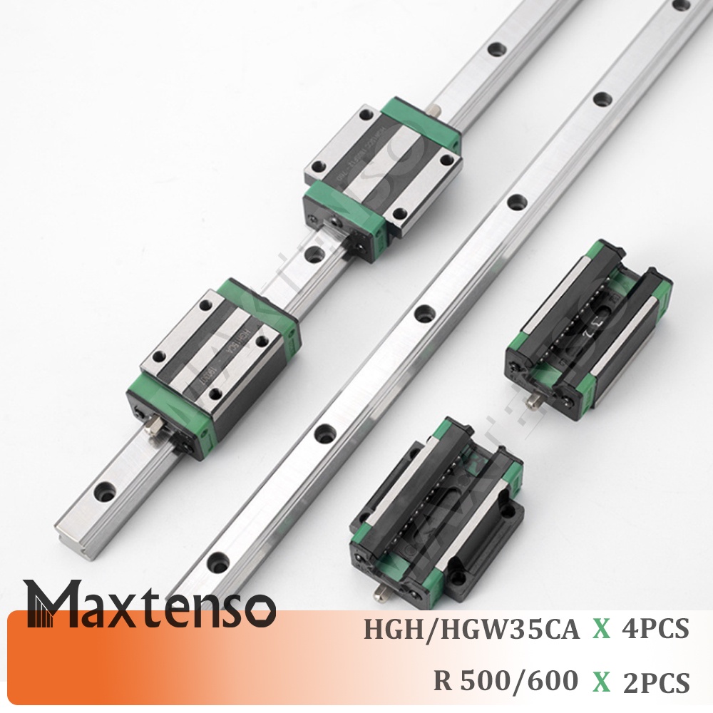 MAXTENSO HGH35 HGW35 CNC Kit Linear Guide Rail 500 600mm HGR35 for Machine Center with High ...