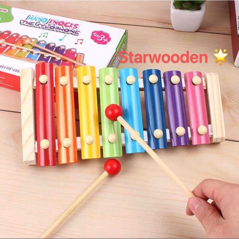 best saller Wooden kids Xylophone Wooden musical toys hand knock ...