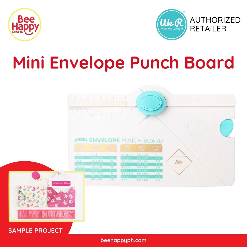 Mini Envelope Punch Board - We R Memory Keepers | Shopee Philippines