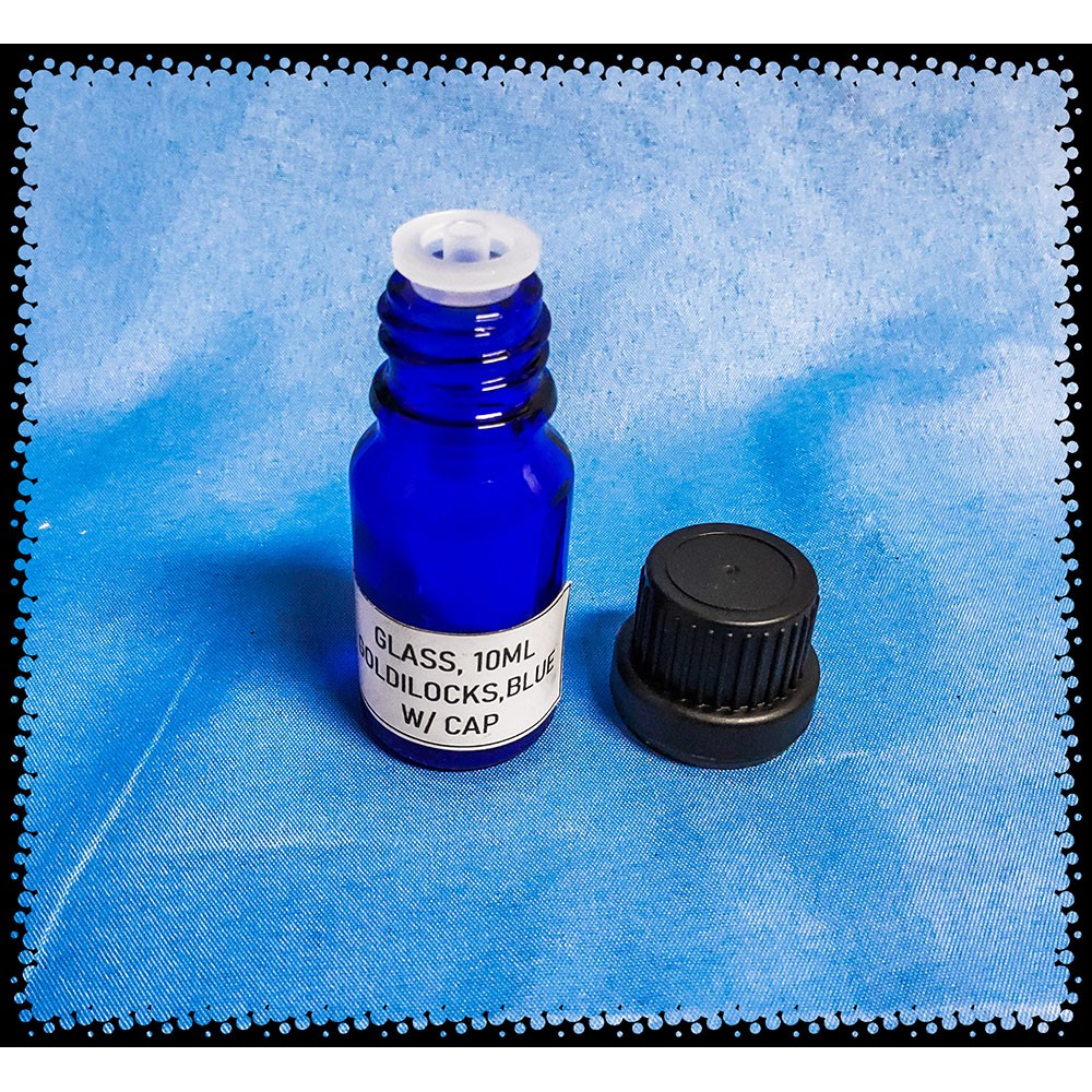 Cobalt Blue Glass Bottle with Black Cap and Plug Reducer (pc) | Shopee ...
