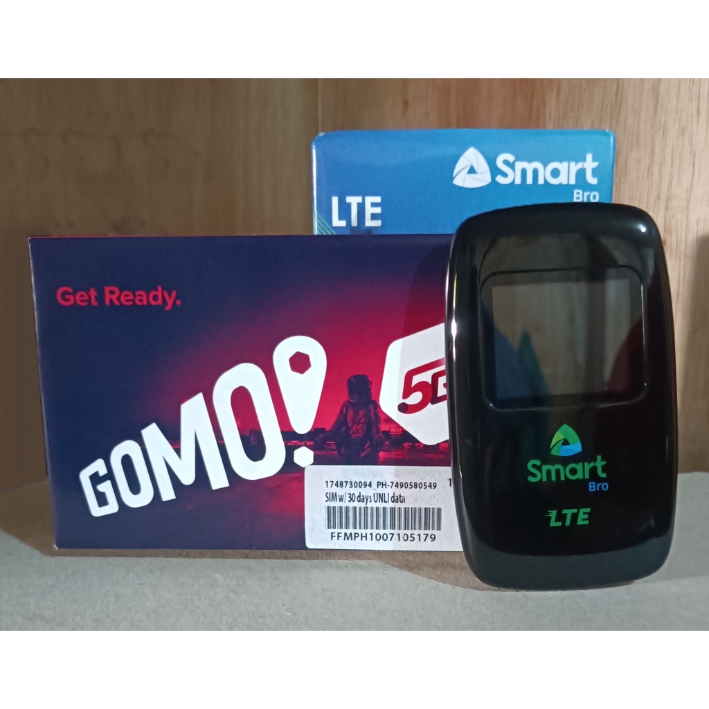 SMART Bro Pocket WiFi w/ GOMO SIM UNLI data 30days (OPENLINE) | Shopee ...