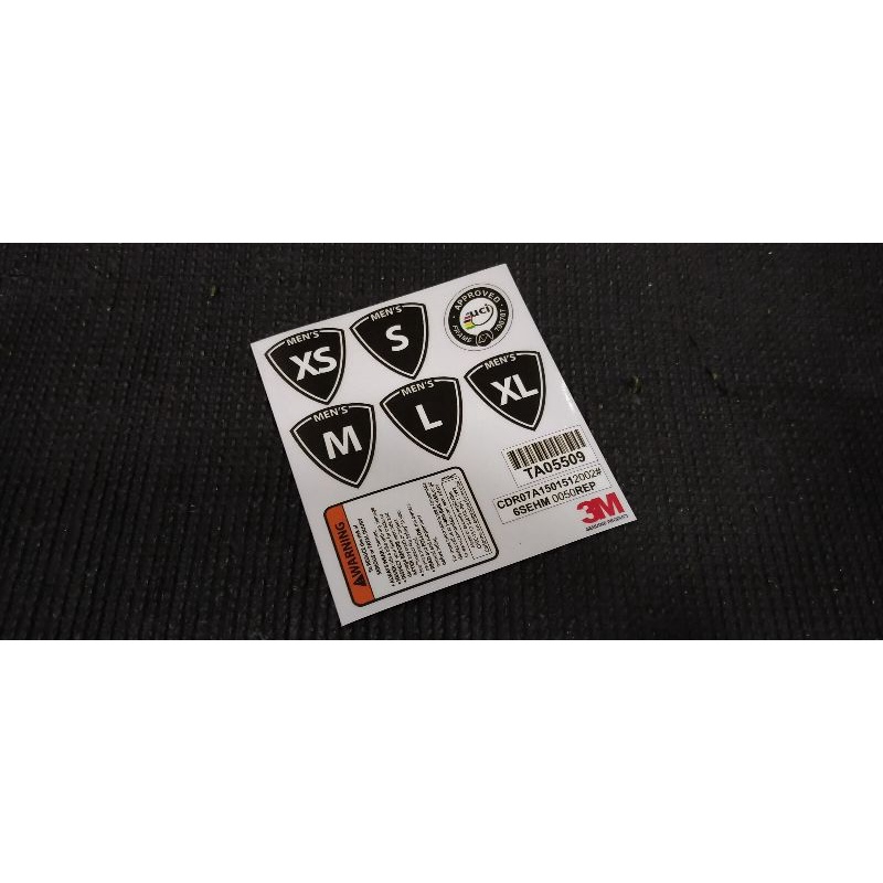 3M Frame size warning barcode UCI sticker for bicycle frame | Shopee ...