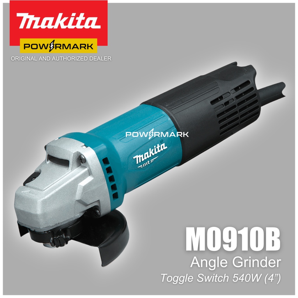MAKITA M0910B Angle Grinder, Toggle Switch 540W (4”) | Shopee Philippines