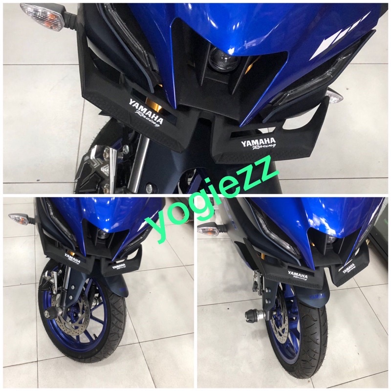 Winglet all new yamaha r15 v4 2022 2023 mhr black diamond wingled r15 ...