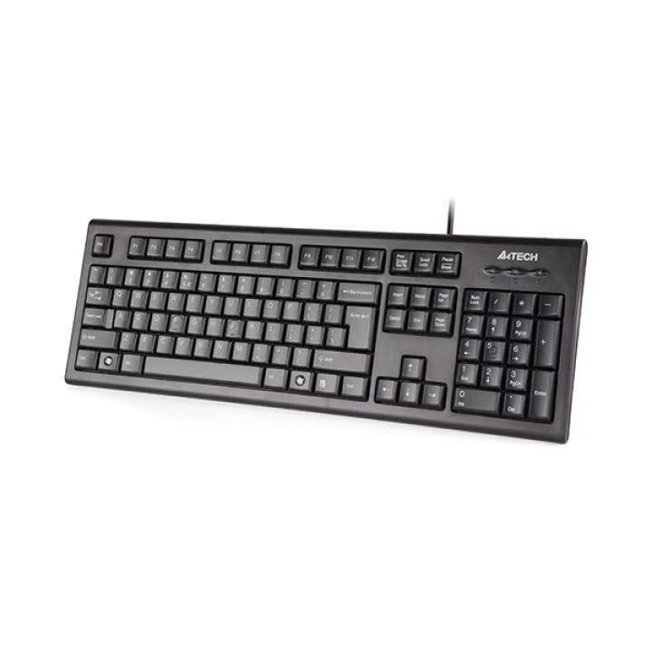 A4Tech KR85 USB Business Office Keyboard Desktop Universal Mute ...