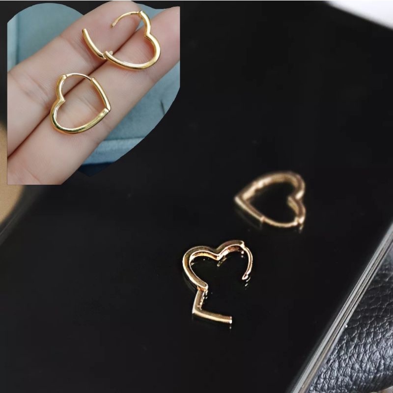 SGI fashion jewelry 24k bangkok Thailand gold plated heart style stud ...
