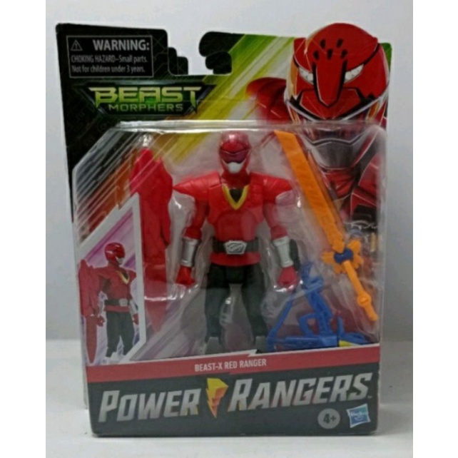 POWER RANGERS beast morphers5.75inches varoyle beast-x red ranger beast ...