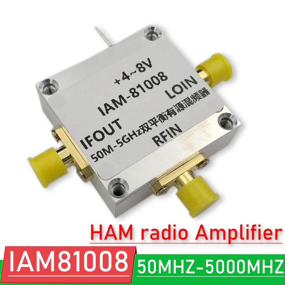 IAM81008 50MHZ-5000MHZ broadband mixing gain Active double balanced mixer FOR HAM radio ...