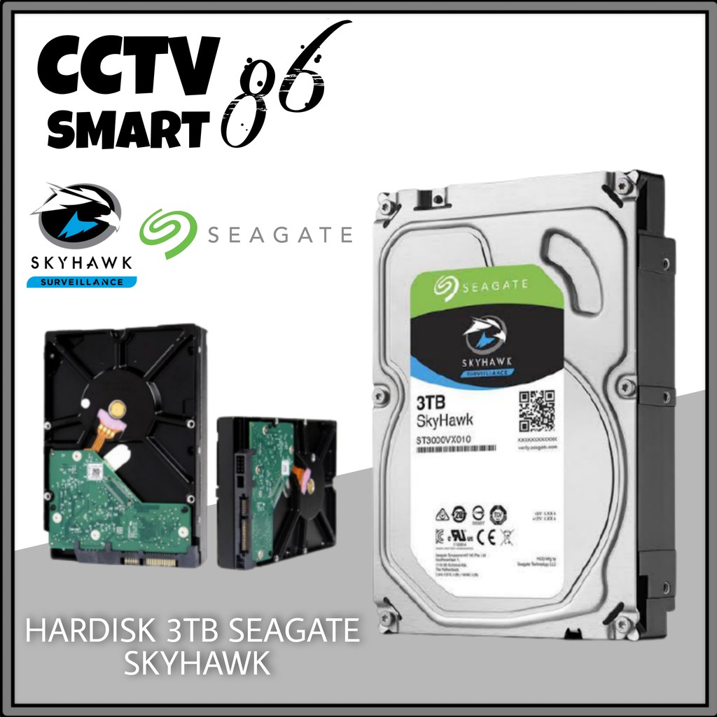 Seagate Skyhawk 3TB Hard Disk CCTV Internal Hard Disk OFFICIAL ...