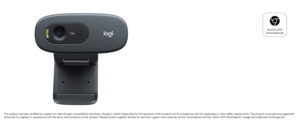 Logitech C270 HD Webcam,HD 720p/30fps,Widescreen HD Video Calling,HD ...