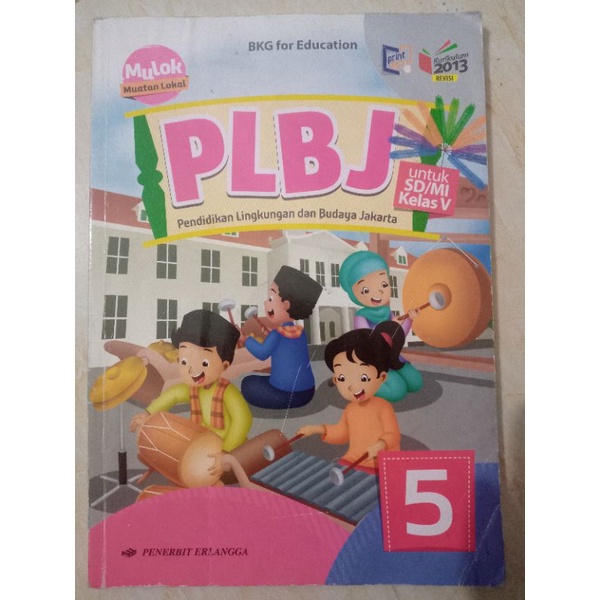Plbj Book Class 5 Erlangga Second/Used Original | Shopee Philippines