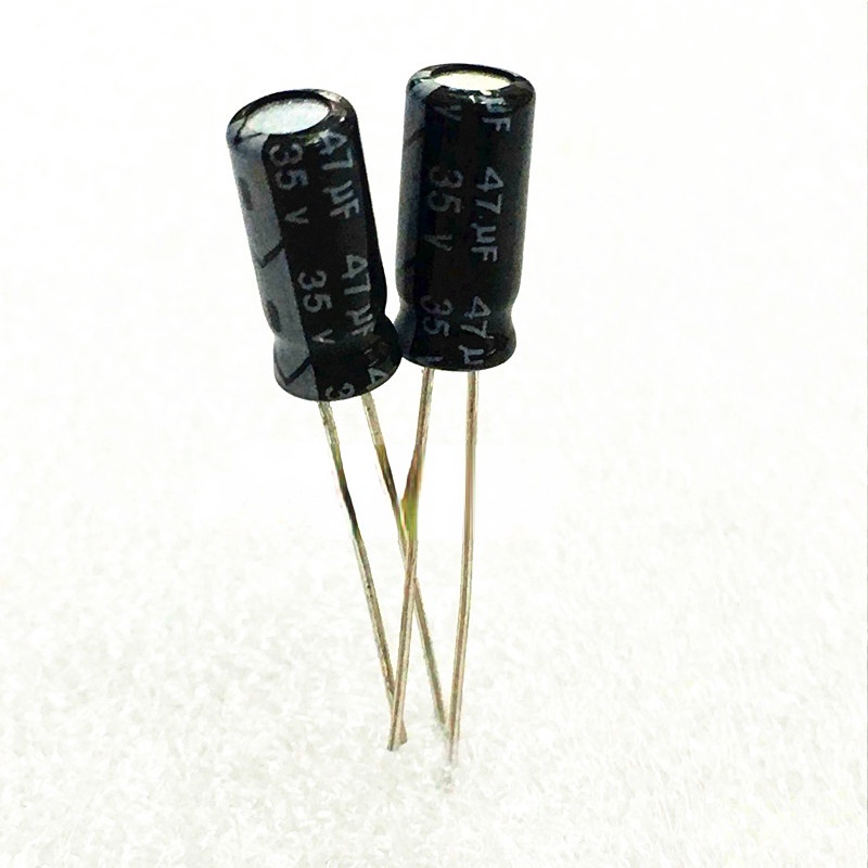 10pcs/pack 35v 220uf High Frequency Low Resistance In-line Aluminum ...