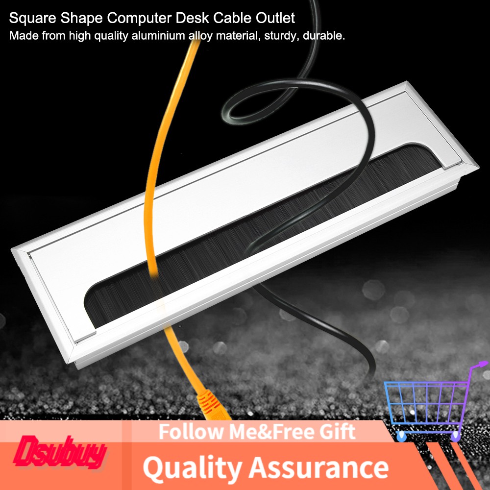 【Wholesale Price】 Square Aluminium Desk Computer Wire Cable Tidy Outlet ...