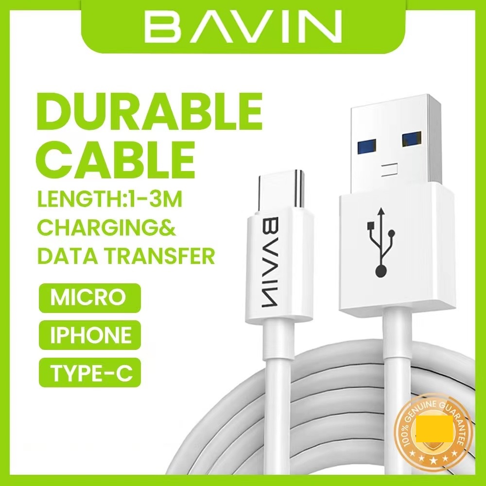 BAVIN CB008 High Speed Transmission Data Cable 1 / 2 / 3 Meter Length ...
