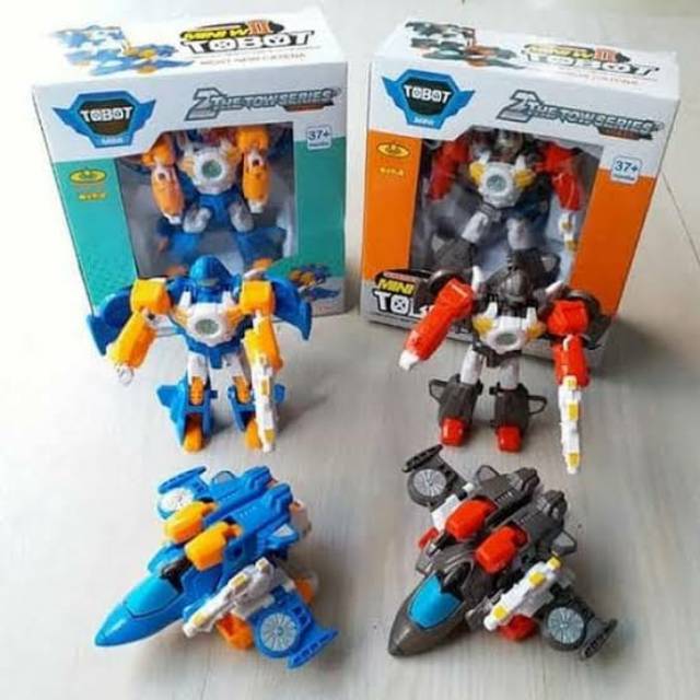 Jet Plane Tobot Toy/Turn Into robot/Mini Tobot | Shopee Philippines