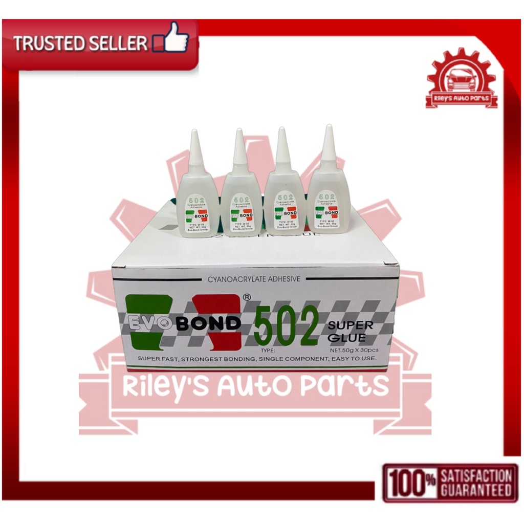 EVOBOND 502 SUPER GLUE 50grams 1box(30pcs) | Shopee Philippines