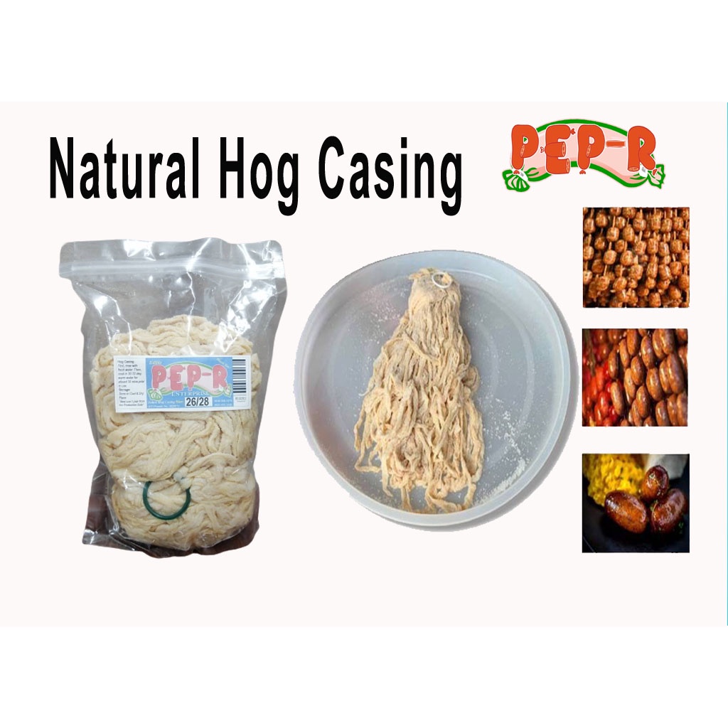 Natural Hog Casing Salted 90 meters (Min. weight 750g)For Longganisa ...