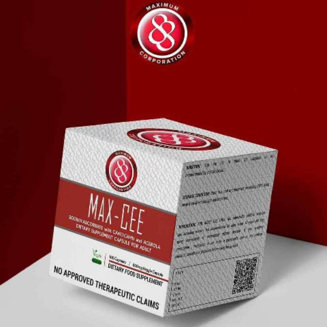 MAX-CEE Immune System Booster (100% FDA Approved 100 capsules) | Shopee ...